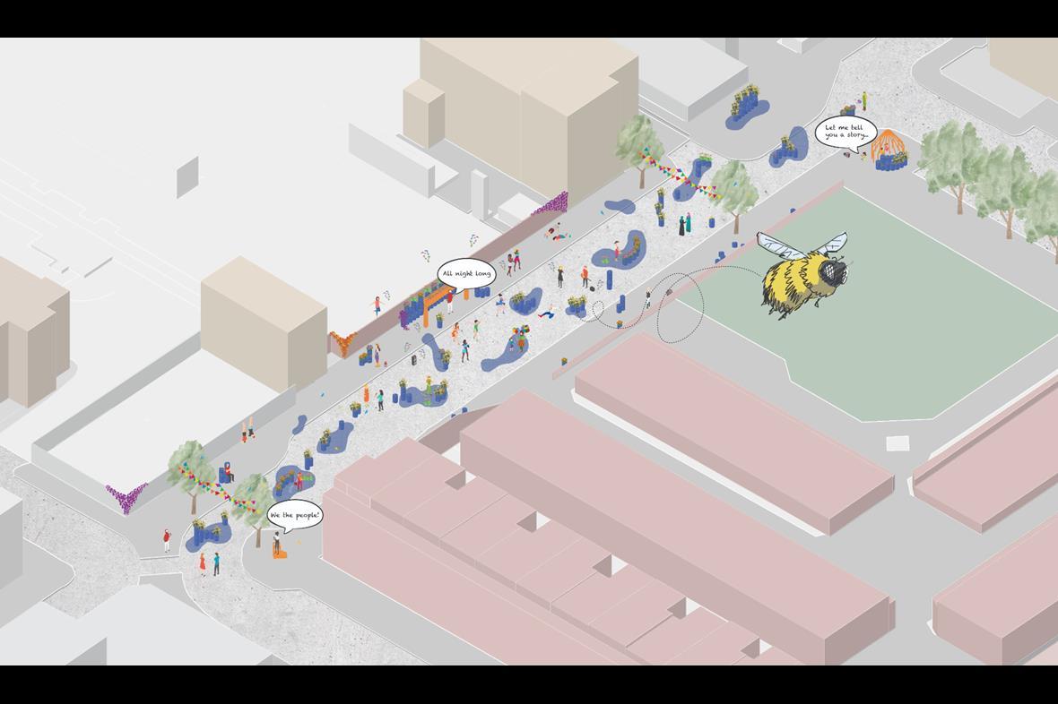 Nooma Studio unveils Somers Town ‘performing gardens’ | News | Building ...